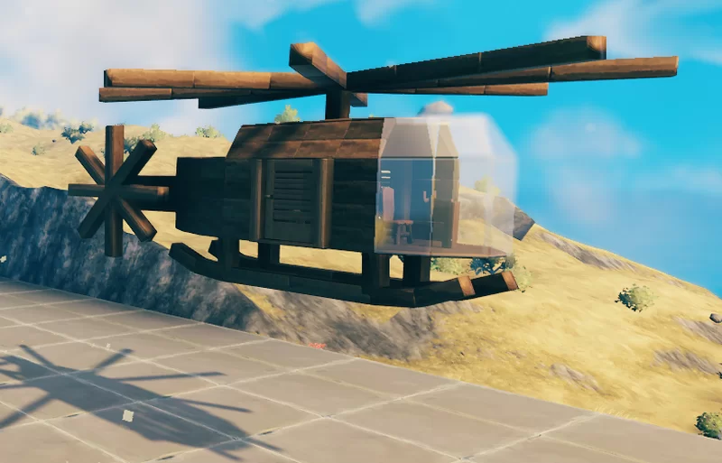 Mini Heli -mods Valheim Build