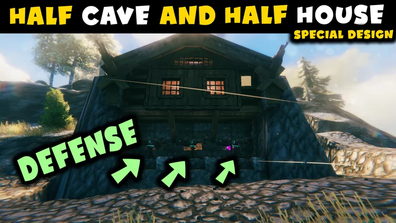 This is the FIRST TIME I've ever made a BASE like this | HALF Cave and ...