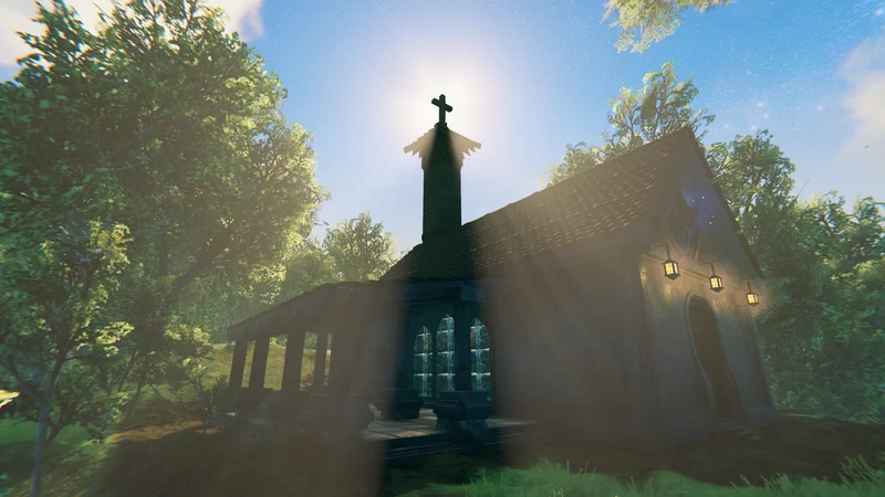 Small Grausten Church/Chapel Valheim Build
