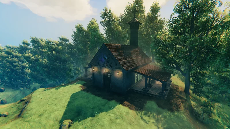 Small Grausten Church/Chapel Valheim Build