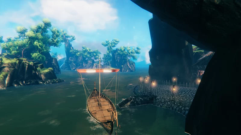 Let's build a base hidden among the rocks in Mistland! Valheim Build