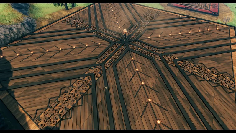 Stupidly expensive and instance heavy floor Valheim Build