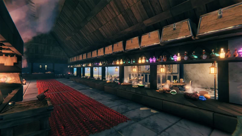Restaurant & Tavern! | Saturday Night Vikings Are Here! Valheim Build
