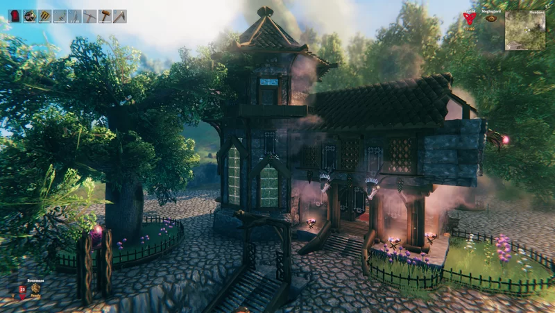 Common hall Valheim Build