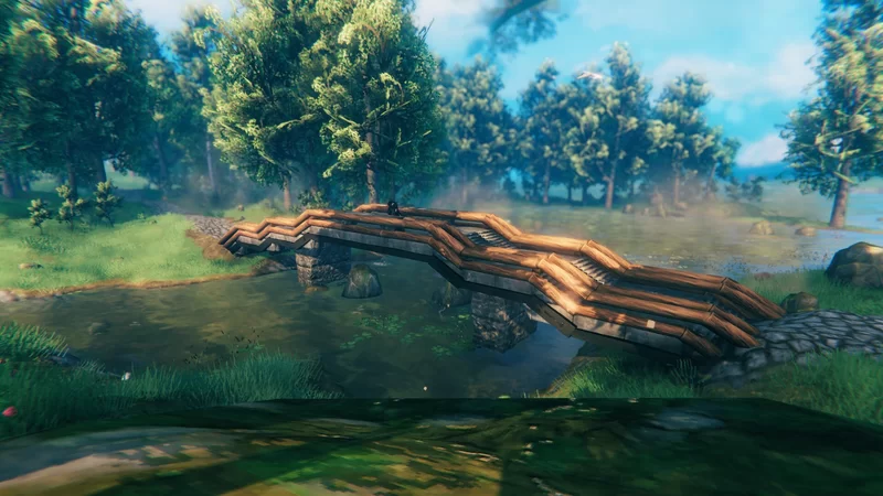 Stone Bridge Valheim Build