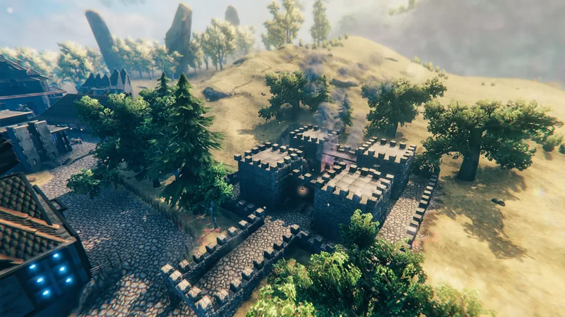 Compact and Practical Castle Design Valheim Build