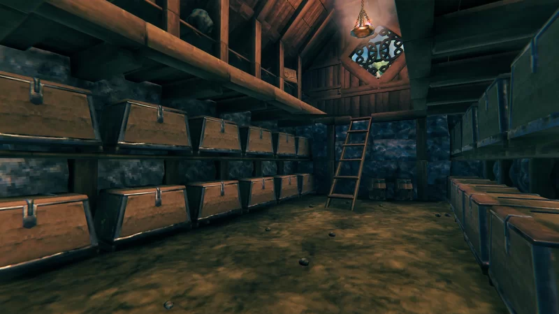 Small Storage Warehouse Valheim Build