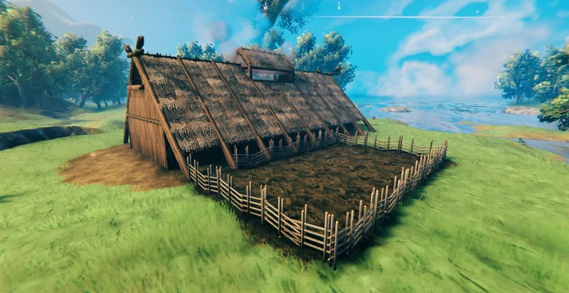 (Semi-Furnished) Viking Longhouse (90% Real Life Accurate) Valheim Build