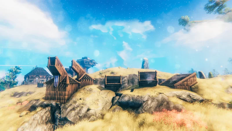 Viking Living in a Cave! Valheim Build