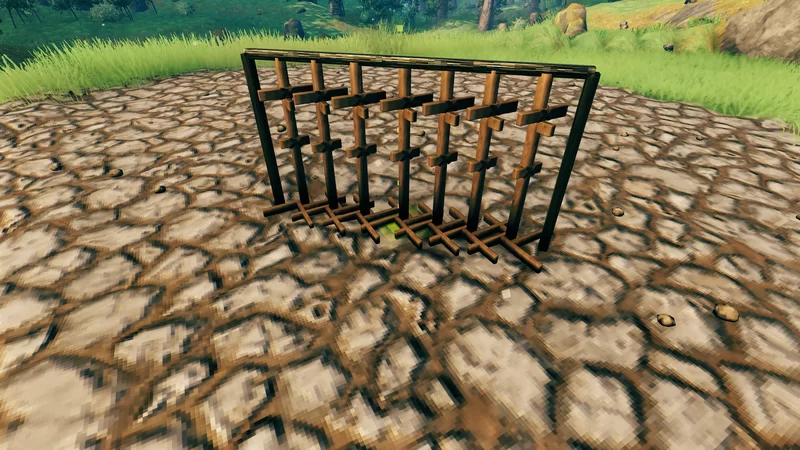 Custom Cloak Rack (Modded) Valheim Build