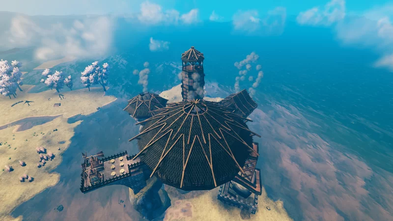 Base on Yagluth's Fingers. Valheim Build