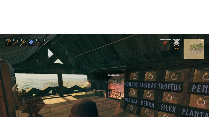 Casa Early Game Valheim Build