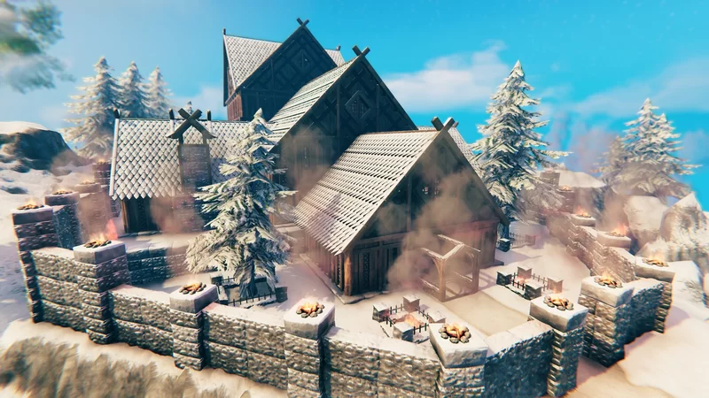 Legendary Greathall Valheim Build