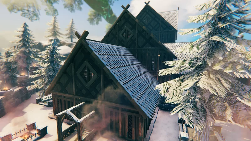 Legendary Greathall Valheim Build